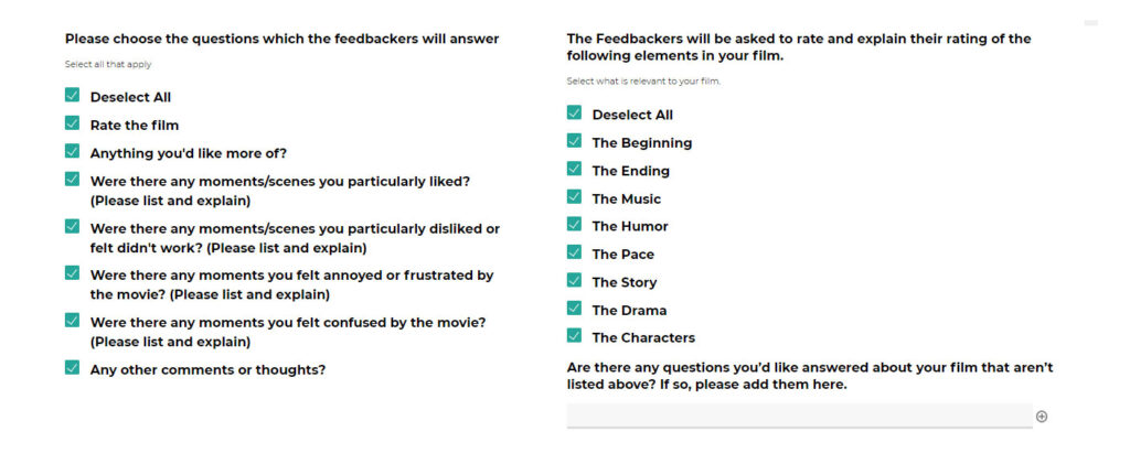 Arrange an online test screening for your film